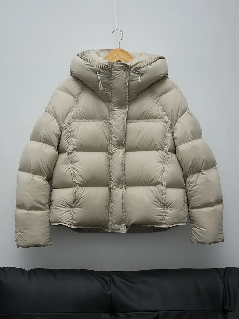 Velvetine Cloudblock Hooded Puffer – Monte Browne