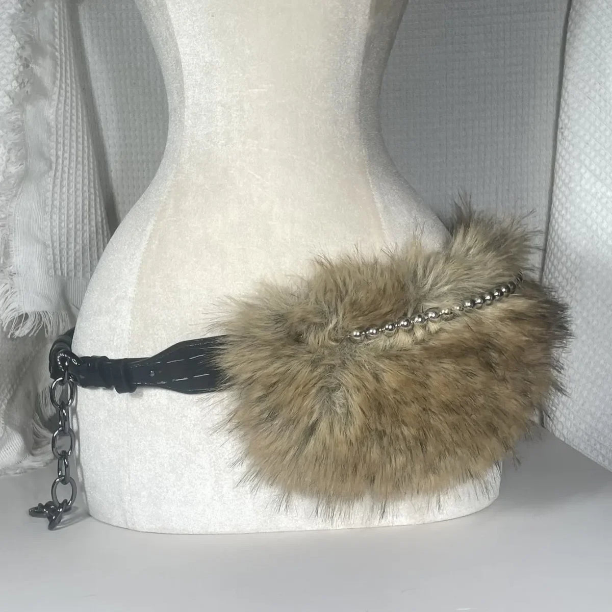 Faux Fur Flair Belt – Monte Browne