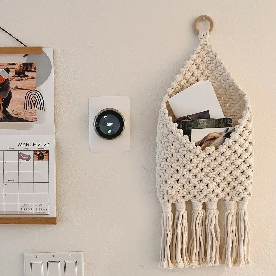 Leaf & Thimble Macramé Organizer – Monte Browne