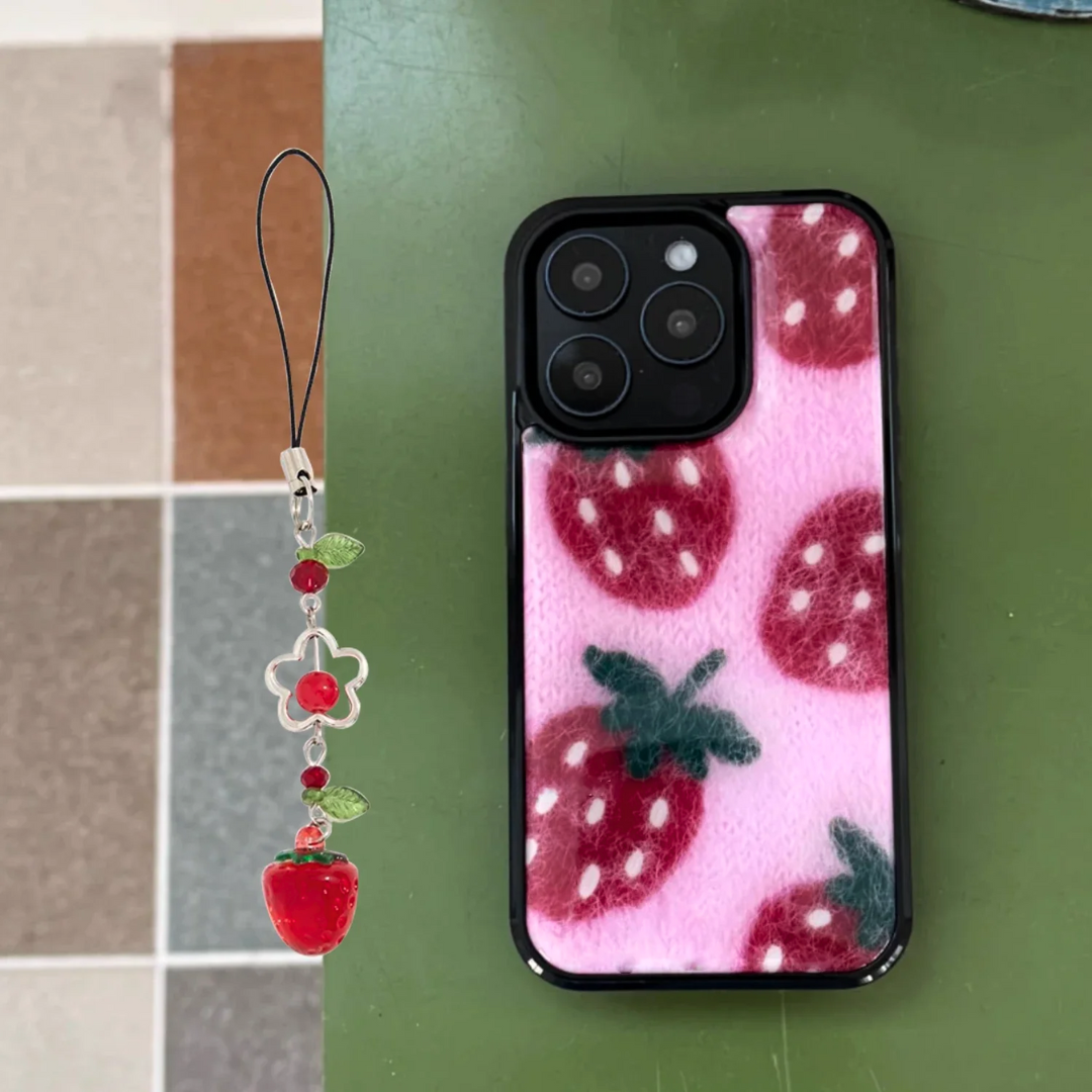 BerryFluff Plush Strawberry iPhone Case – Monte Browne