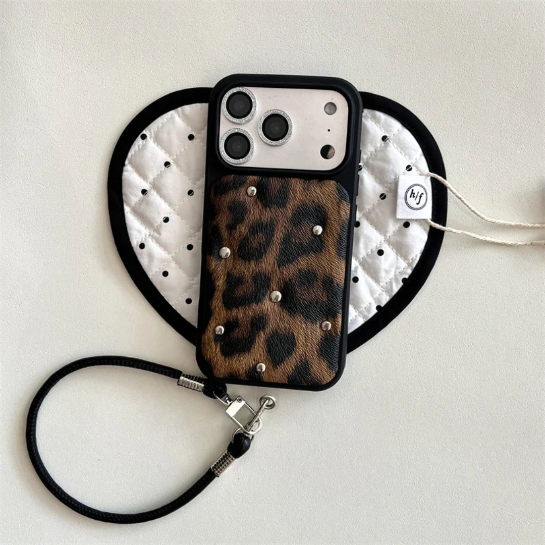 Leopard-Rivet Rope Case – Monte Browne
